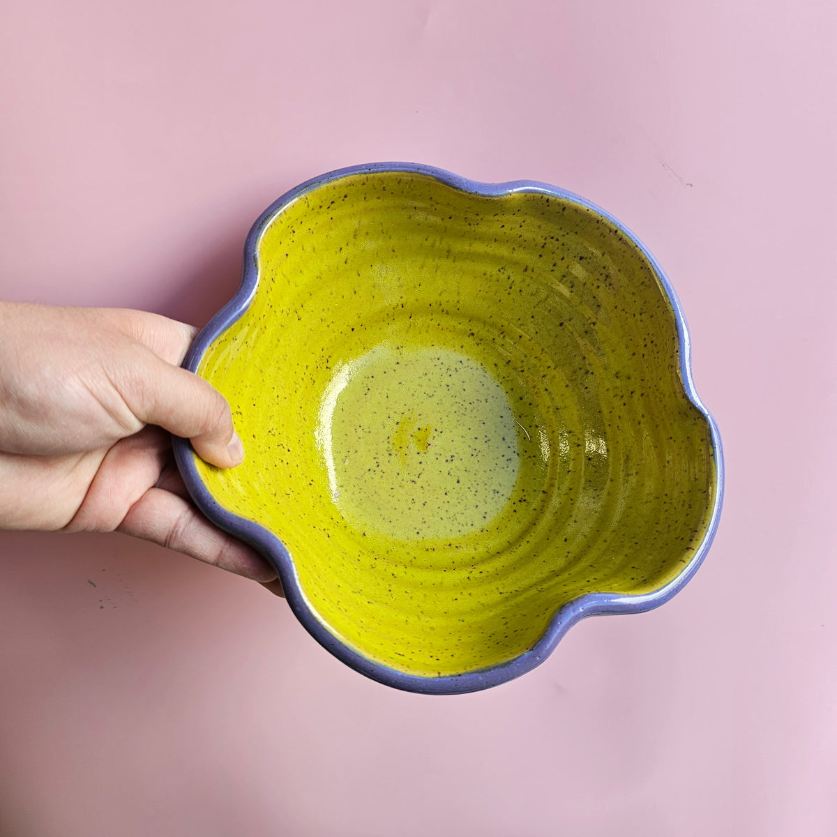 FROG PRINCESS SPECKLED WAVY DAISY RAMEN BOWL – MUD WITCH