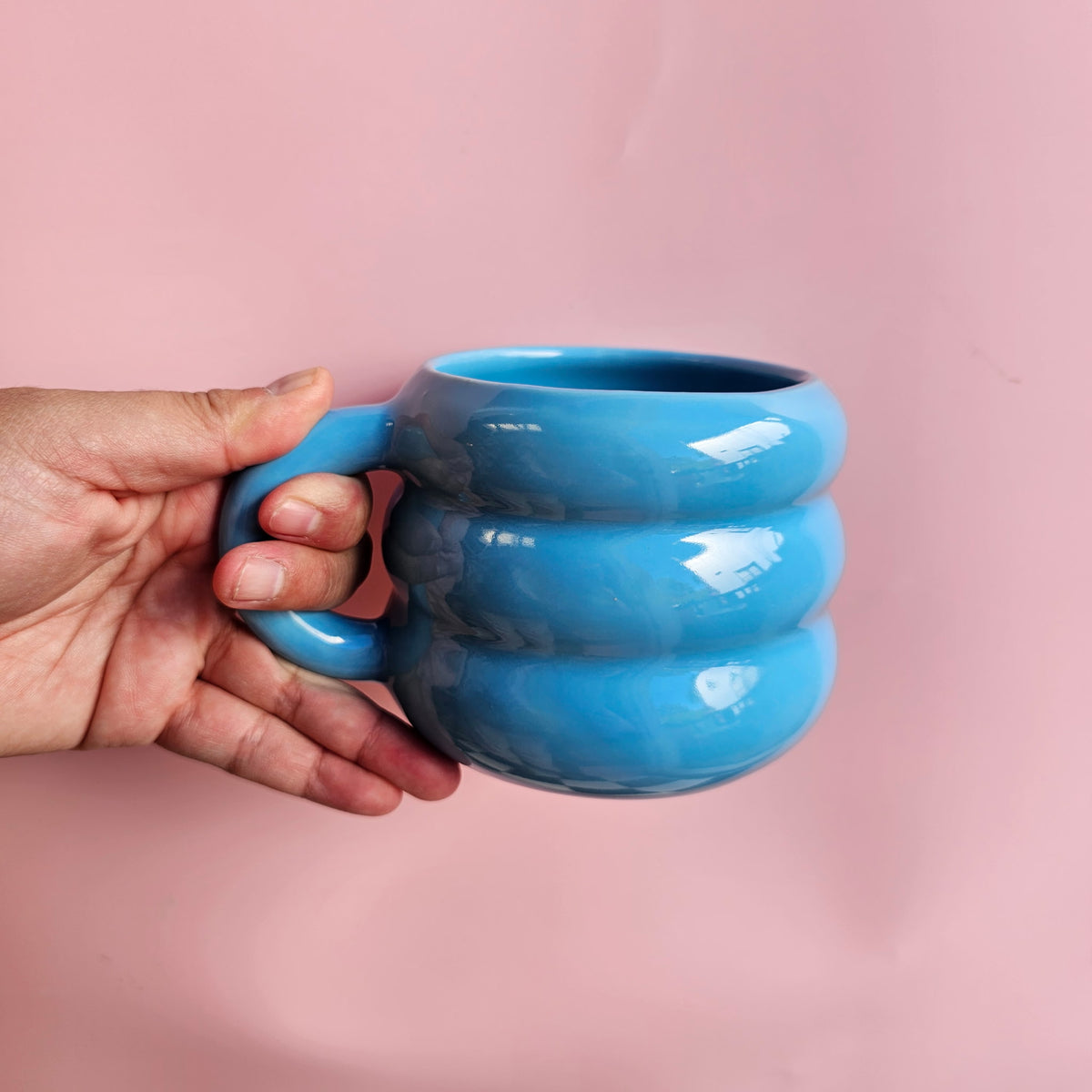 TROPICAL BLUE JUMBO TRIPPY MUG – MUD WITCH